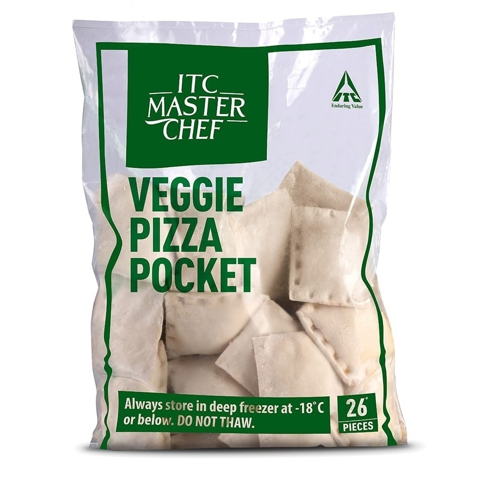 ITC Veggie Pizza Pocket 1kg - Basket of Frozen